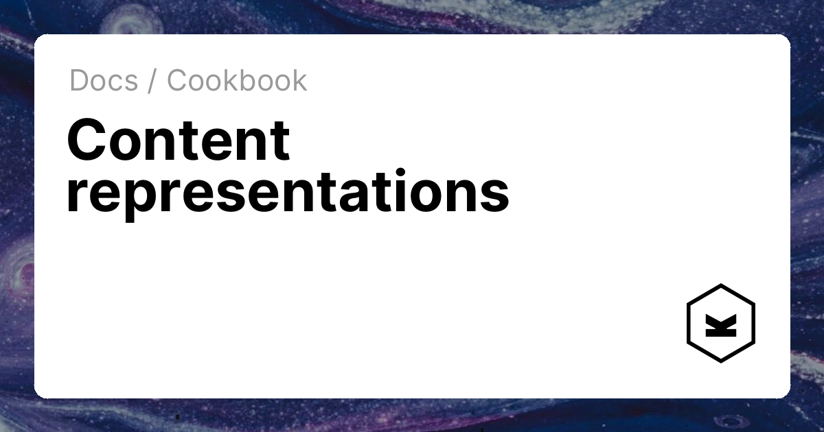 Content representations | Kirby CMS