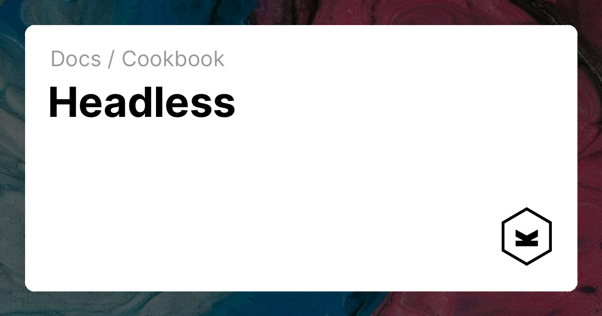 Headless | Kirby CMS