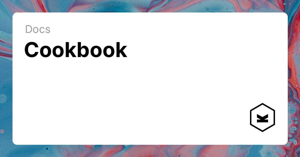 Cookbook | Kirby CMS