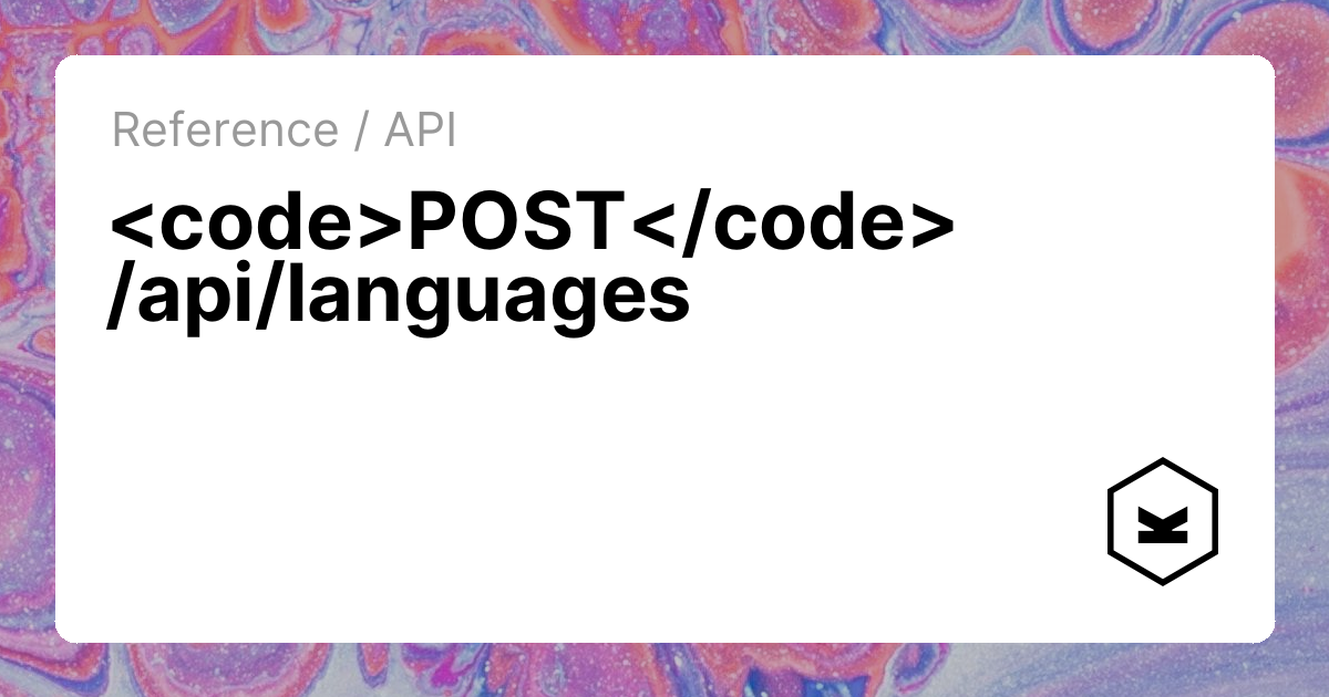 Post Api Languages Kirby Cms