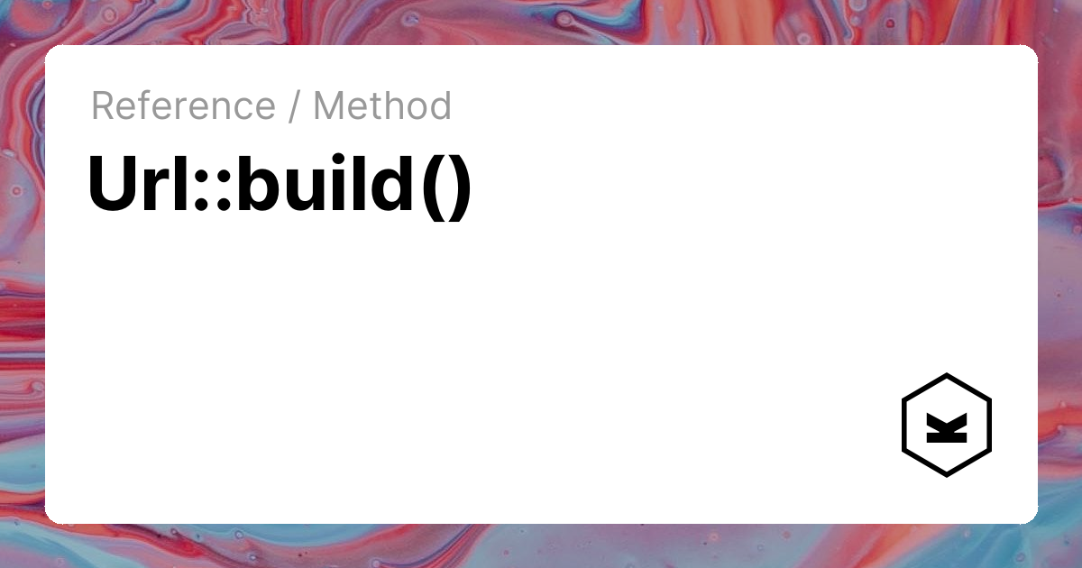 Url::build() | Kirby CMS