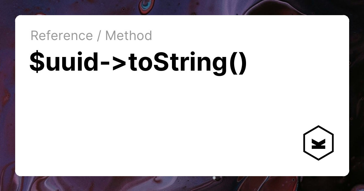 uuid string