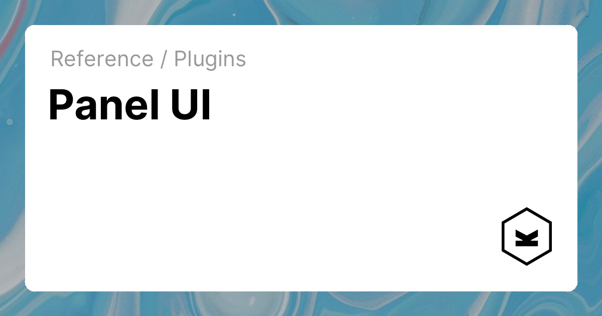 Panel UI | Kirby CMS