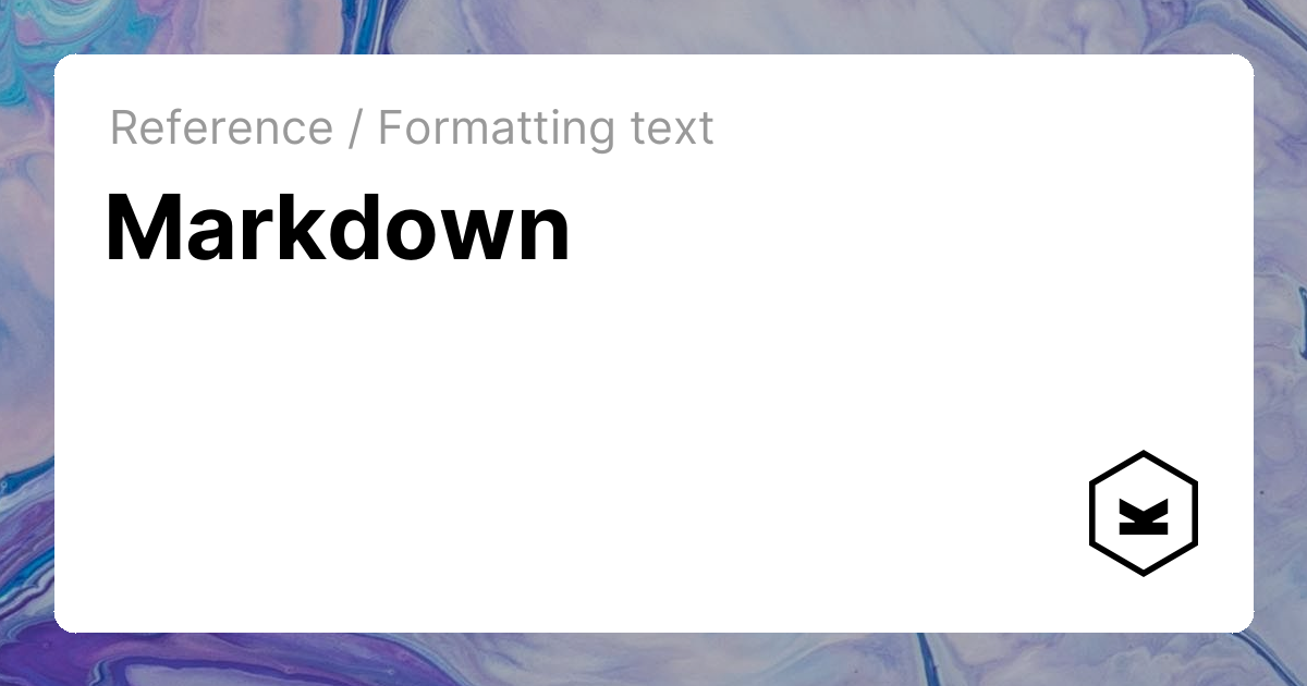 Markdown | Kirby CMS