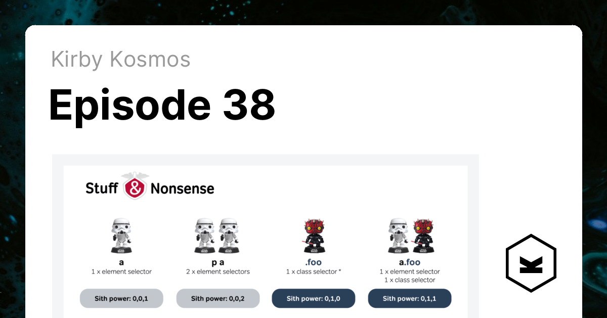 Kosmos Episode 38 | Kirby CMS