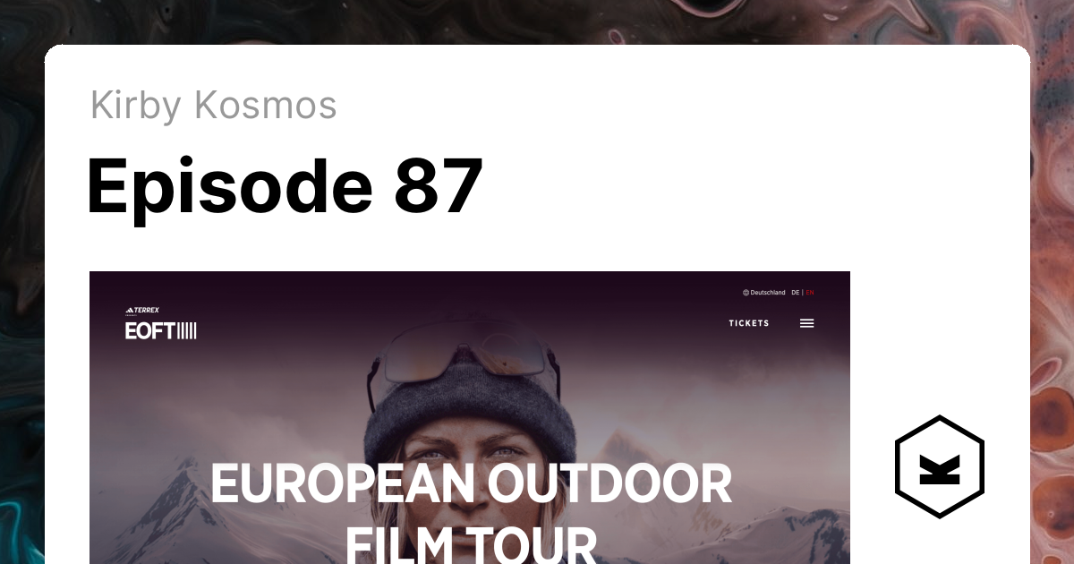 Kosmos Episode 87 | Kirby CMS